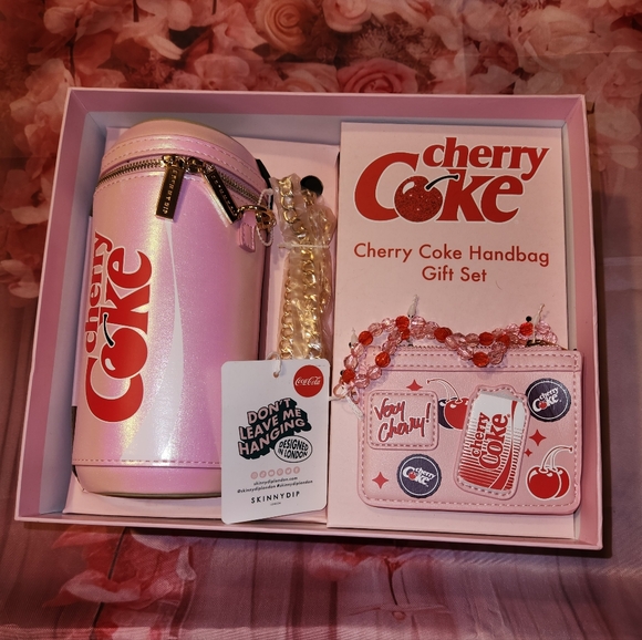 Coke | Bags | Pink Cherry Coke Purse With Matching Wallet | Poshmark